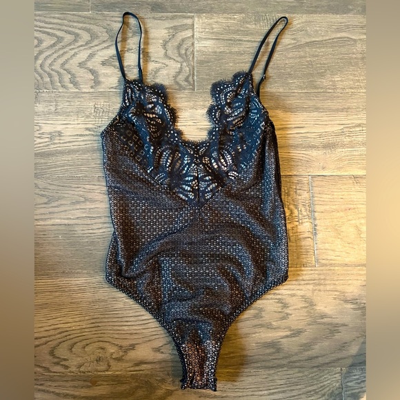 Victoria's Secret | Tops | Victorias Secret Black Lace Teddy | Poshmark